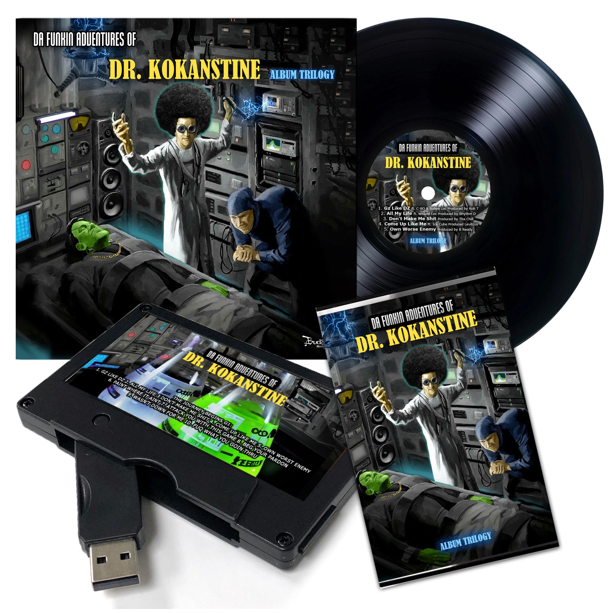 Da Funkin Adventures of Dr. Kokanstine [Album Trilogy] – Bud E Boy Music